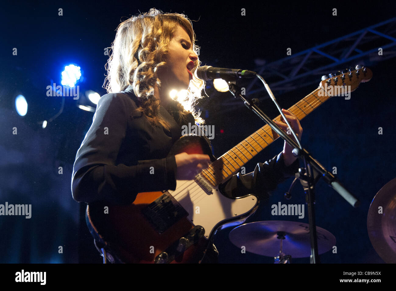 Anna Calvi performs in Rome Stock Photo - Alamy