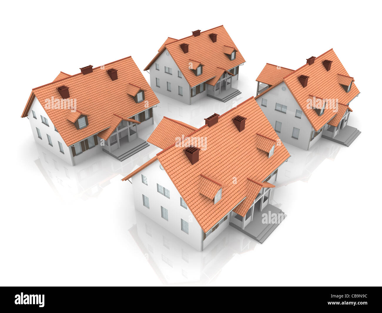 Settlement model Cut Out Stock Images & Pictures - Alamy