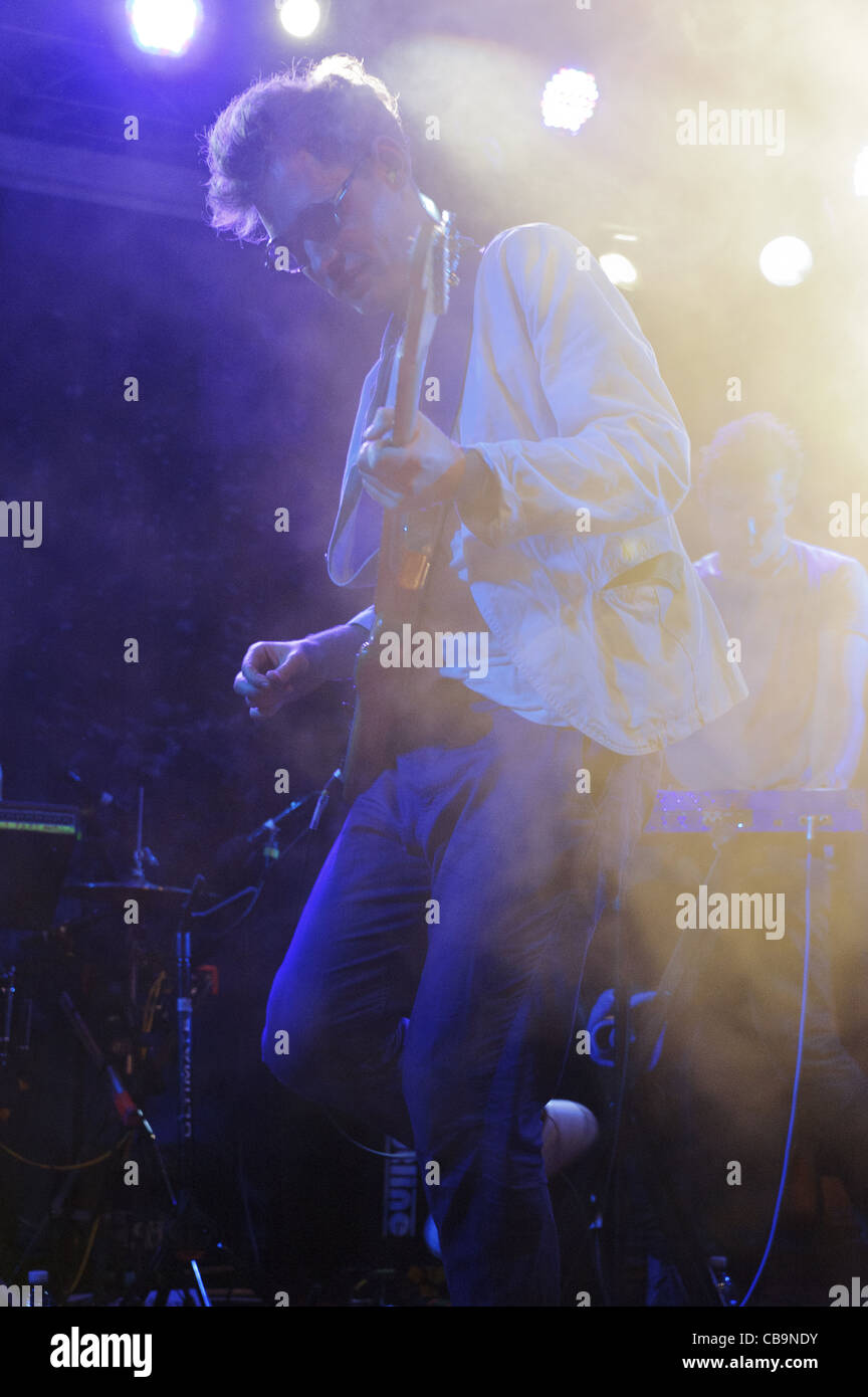 Cameron Bird of Architecture in Helsinki performs in Rome Stock Photo ...