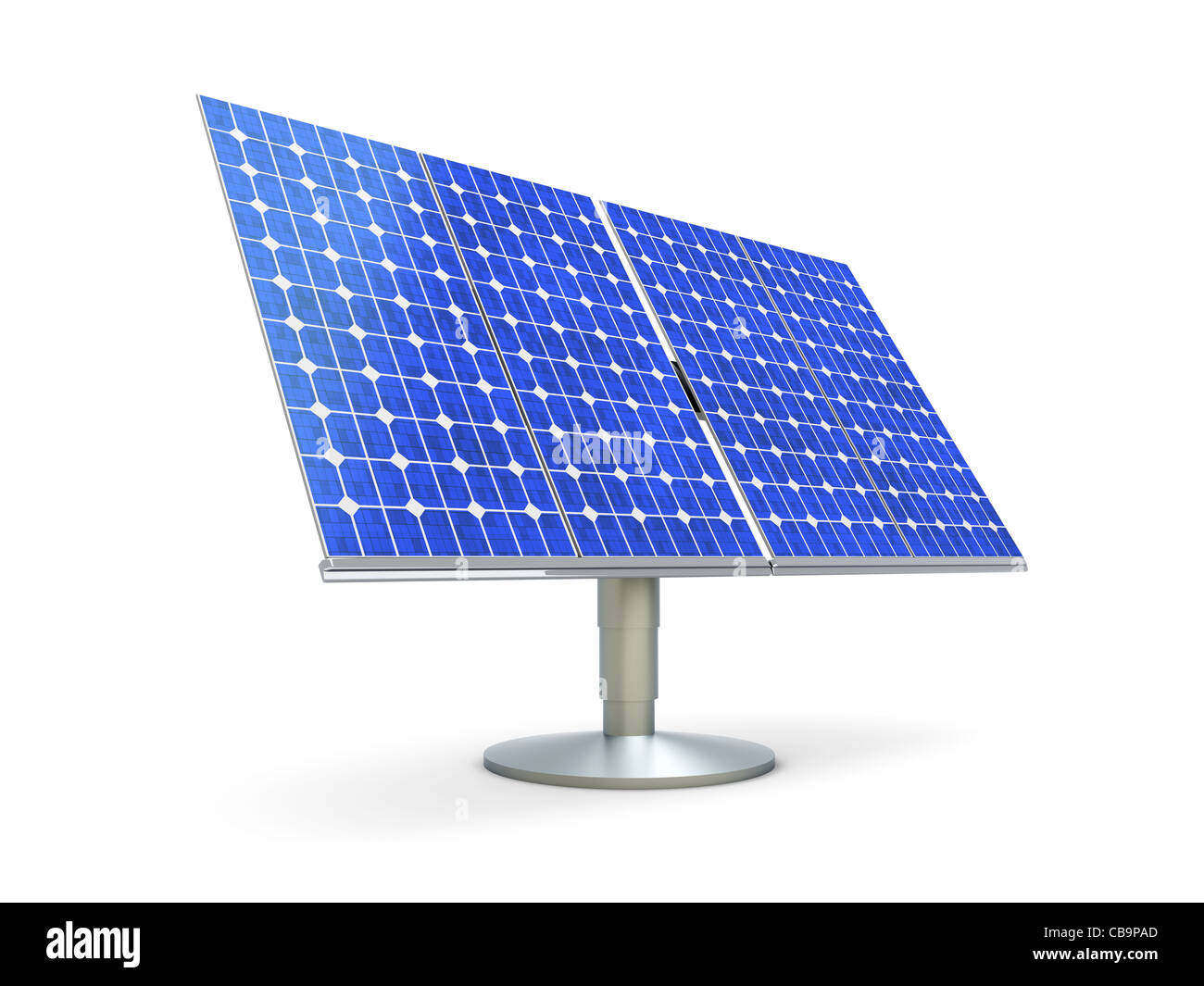 Solar panel cell Cut Out Stock Images & Pictures - Alamy