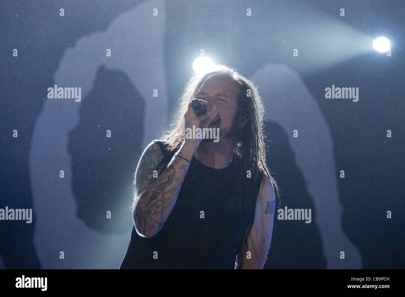 Jonathan Davis of Korn performs in Rome Stock Photo - Alamy