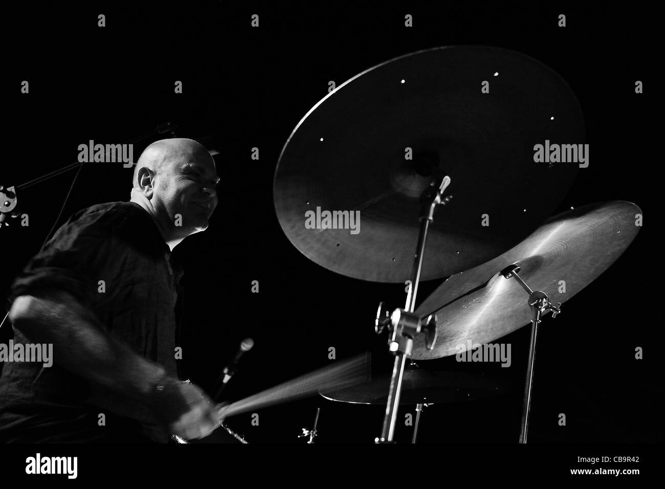 Roberto Gatto and his jazz band perform in Monte Compatri (Rome Stock ...