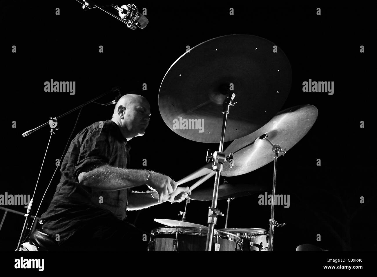 Roberto Gatto and his jazz band perform in Monte Compatri (Rome Stock ...