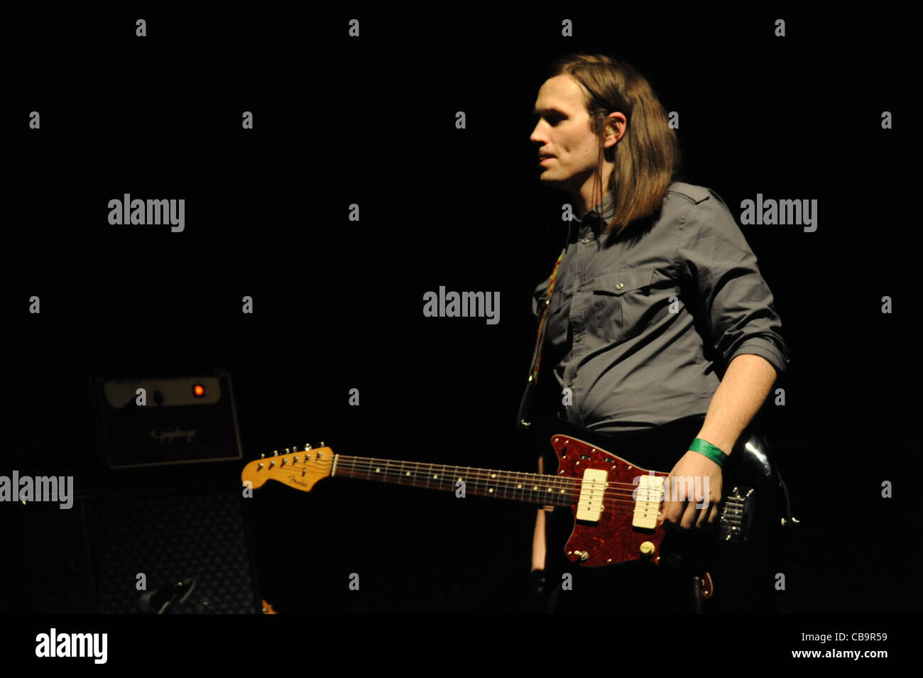 Matt Simms of Wire performs in Rome Stock Photo - Alamy