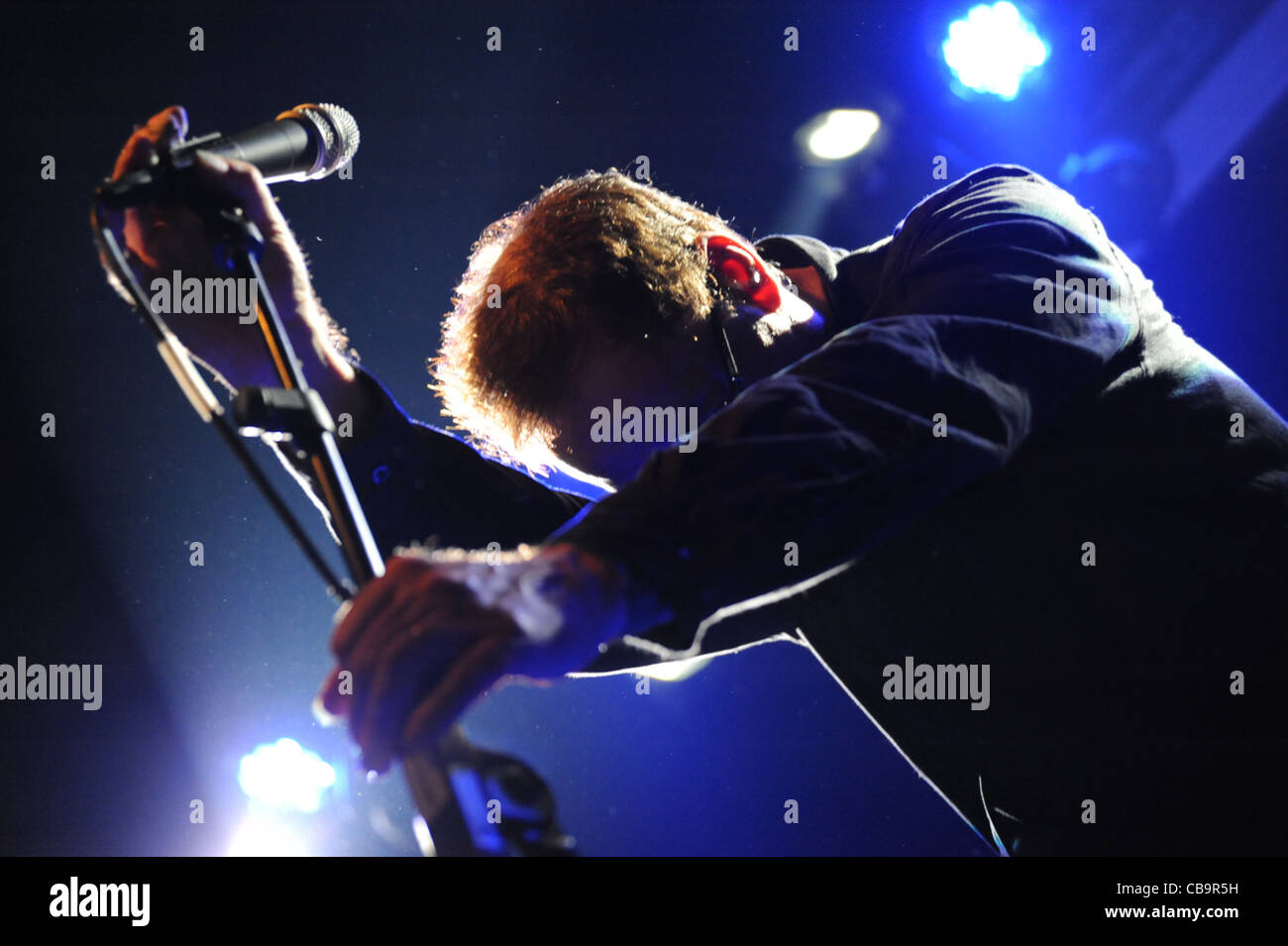 Colin Newman of Wire performs in Rome Stock Photo - Alamy