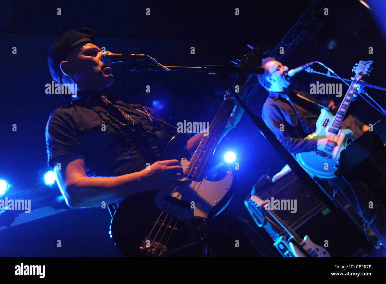 Graham Lewis and Colin Newman of Wire perform in Rome Stock Photo - Alamy