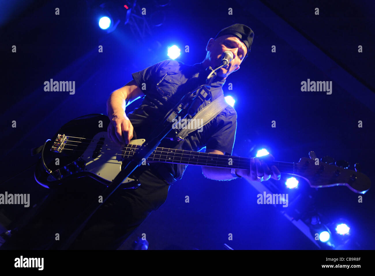 Graham Lewis of Wire performs in Rome Stock Photo - Alamy