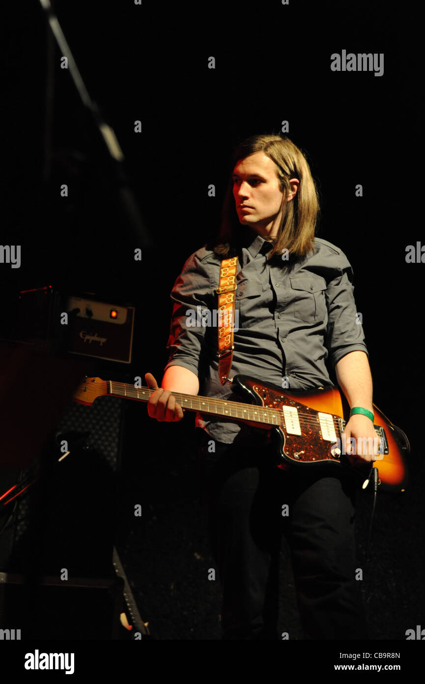 Matt Simms of Wire performs in Rome Stock Photo - Alamy