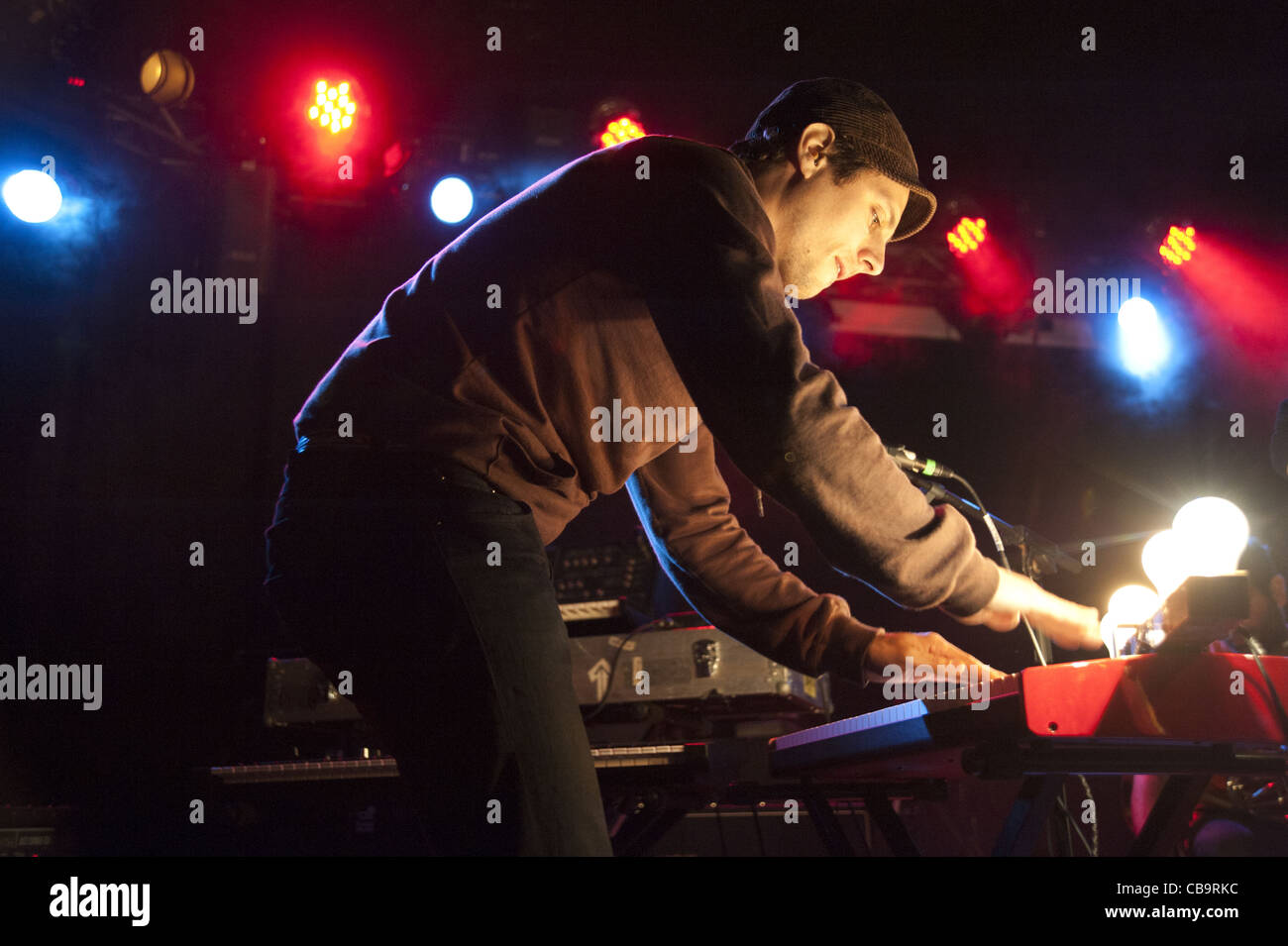Mathieu Charbonneau of Luyas performs in Rome Stock Photo - Alamy