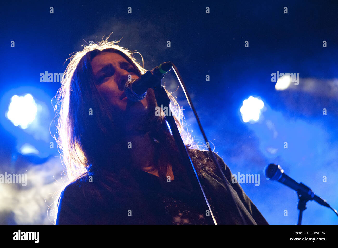 Mariam Wallentin of Wildbirds & Peacedrums performs in Rome Stock Photo ...
