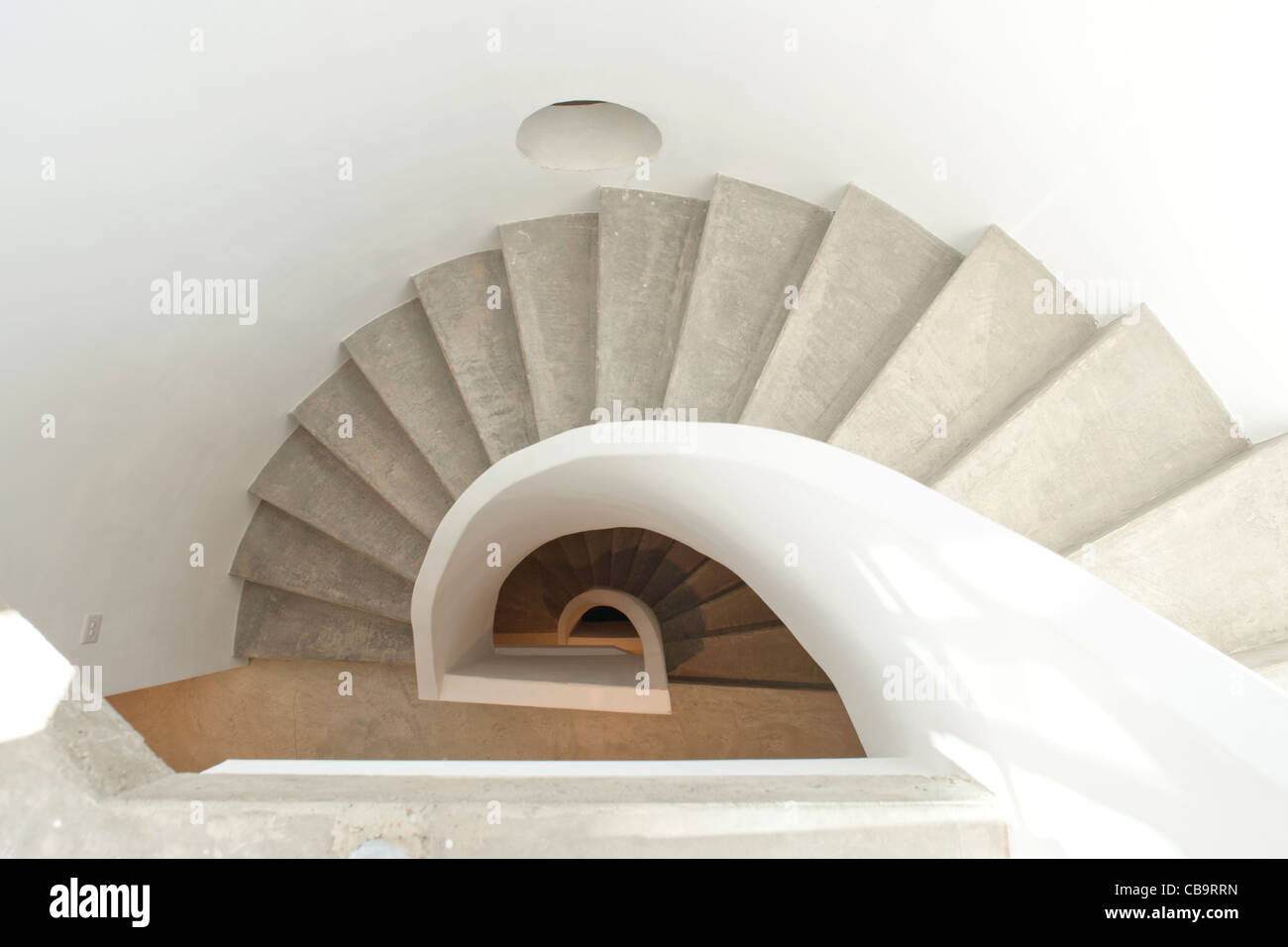 Concrete spiral staircase hi-res stock photography and images - Alamy