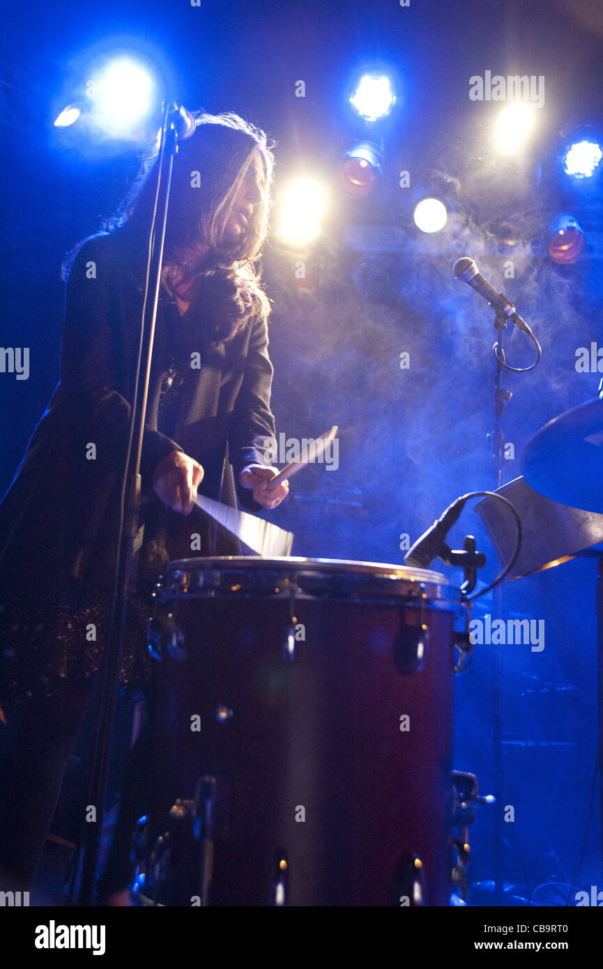 Mariam Wallentin of Wildbirds & Peacedrums performs in Rome Stock Photo ...
