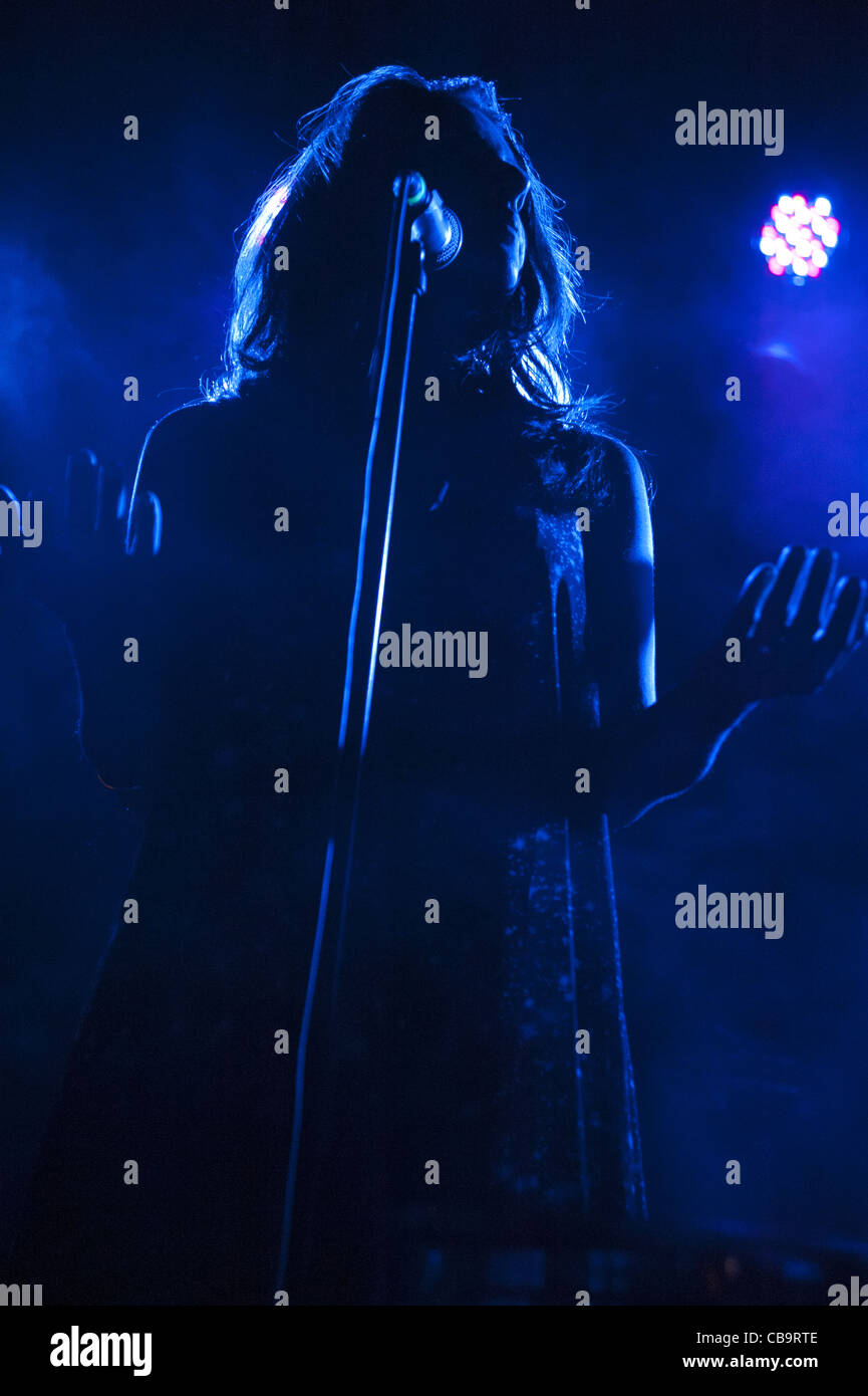 Mariam Wallentin of Wildbirds & Peacedrums performs in Rome Stock Photo ...