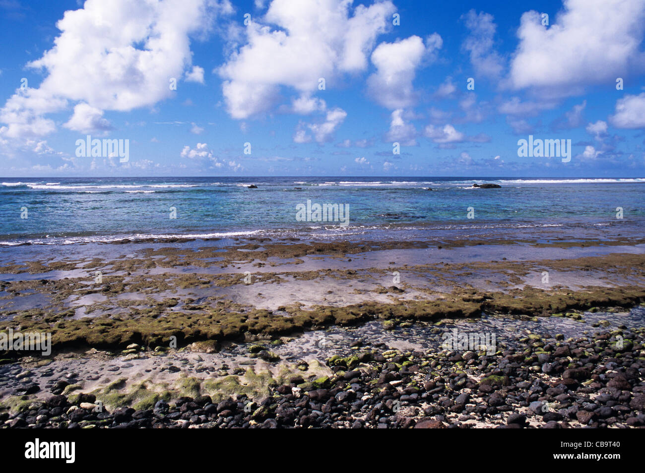 Western Samoa, Upolu Island, Lalomanu Beach Stock Photo - Alamy