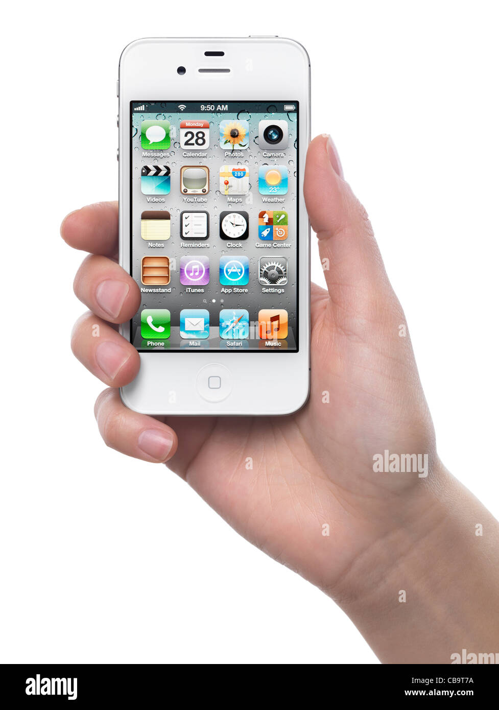 Iphone 4 In Hand Png