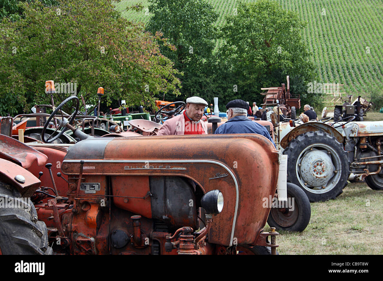 French tractors hi-res stock photography and images - Alamy