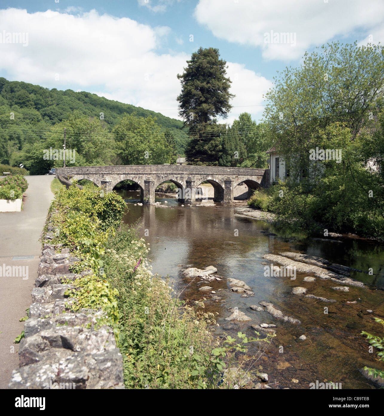 Bridge at Dulverton, Exmoor, North Devon, UK Stock Photo - Alamy