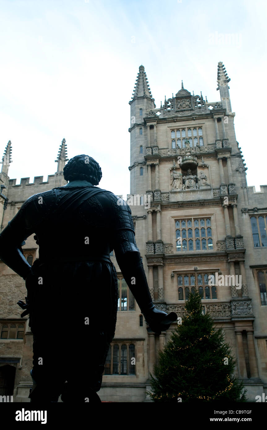 Bodleian Library Courtyard Stock Photo - Alamy