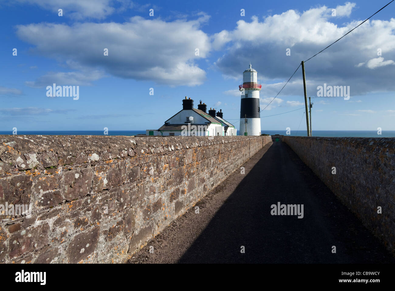 Mine Head Lighthouse, Ring (An Rinn) Peninsula, County Waterford ...