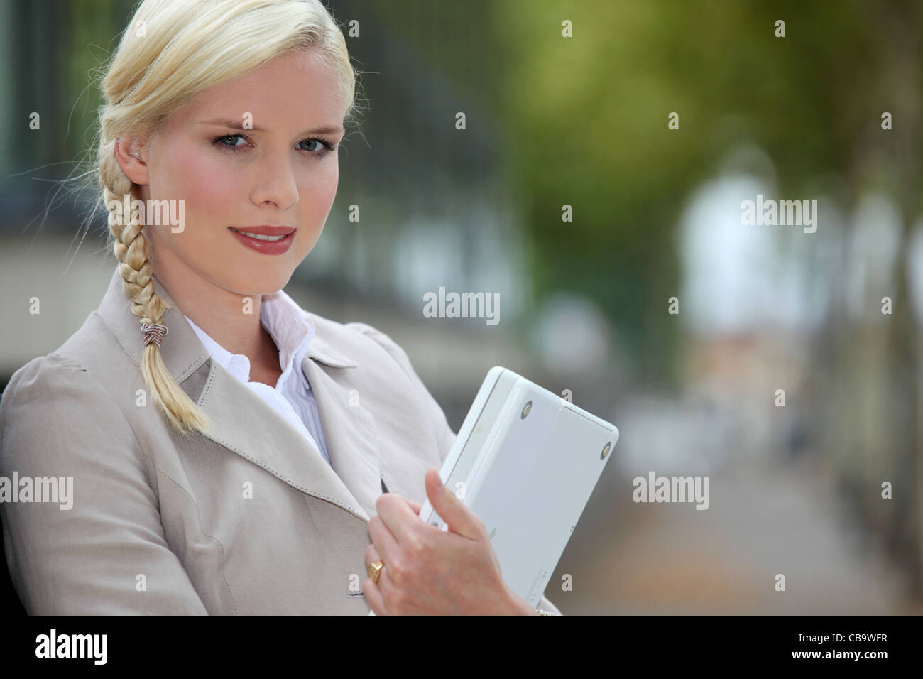 Portrait of a young trainee Stock Photo - Alamy