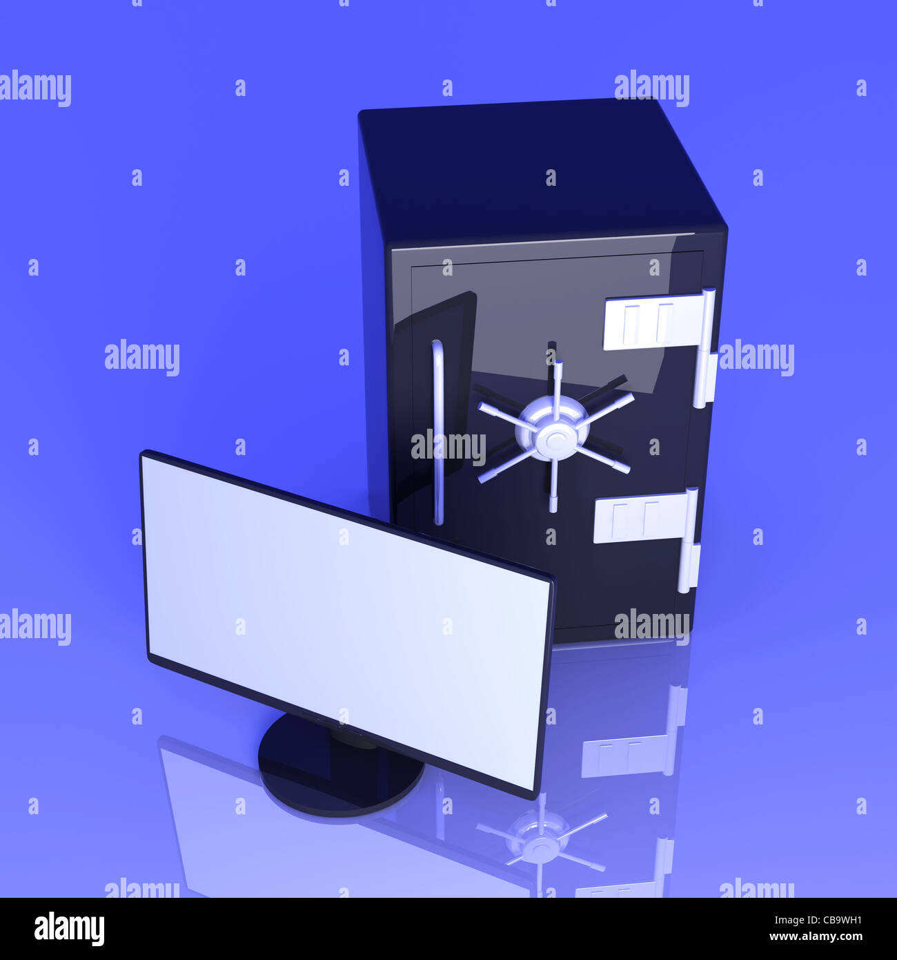 Secure digital system Stock Photo - Alamy