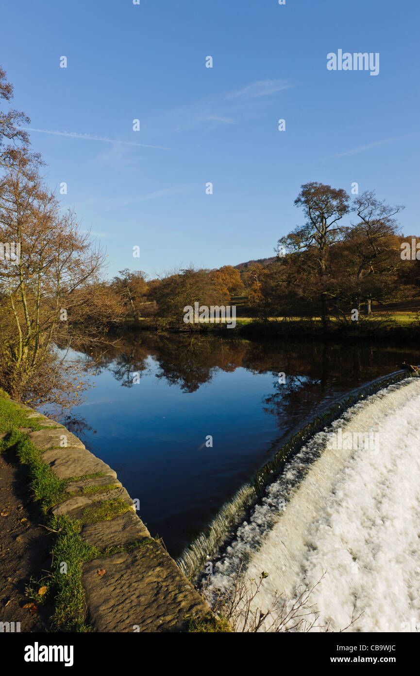 Chatsworth waterfall hi-res stock photography and images - Alamy