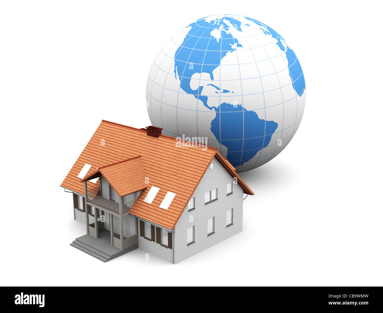 Globalization building Cut Out Stock Images & Pictures - Alamy