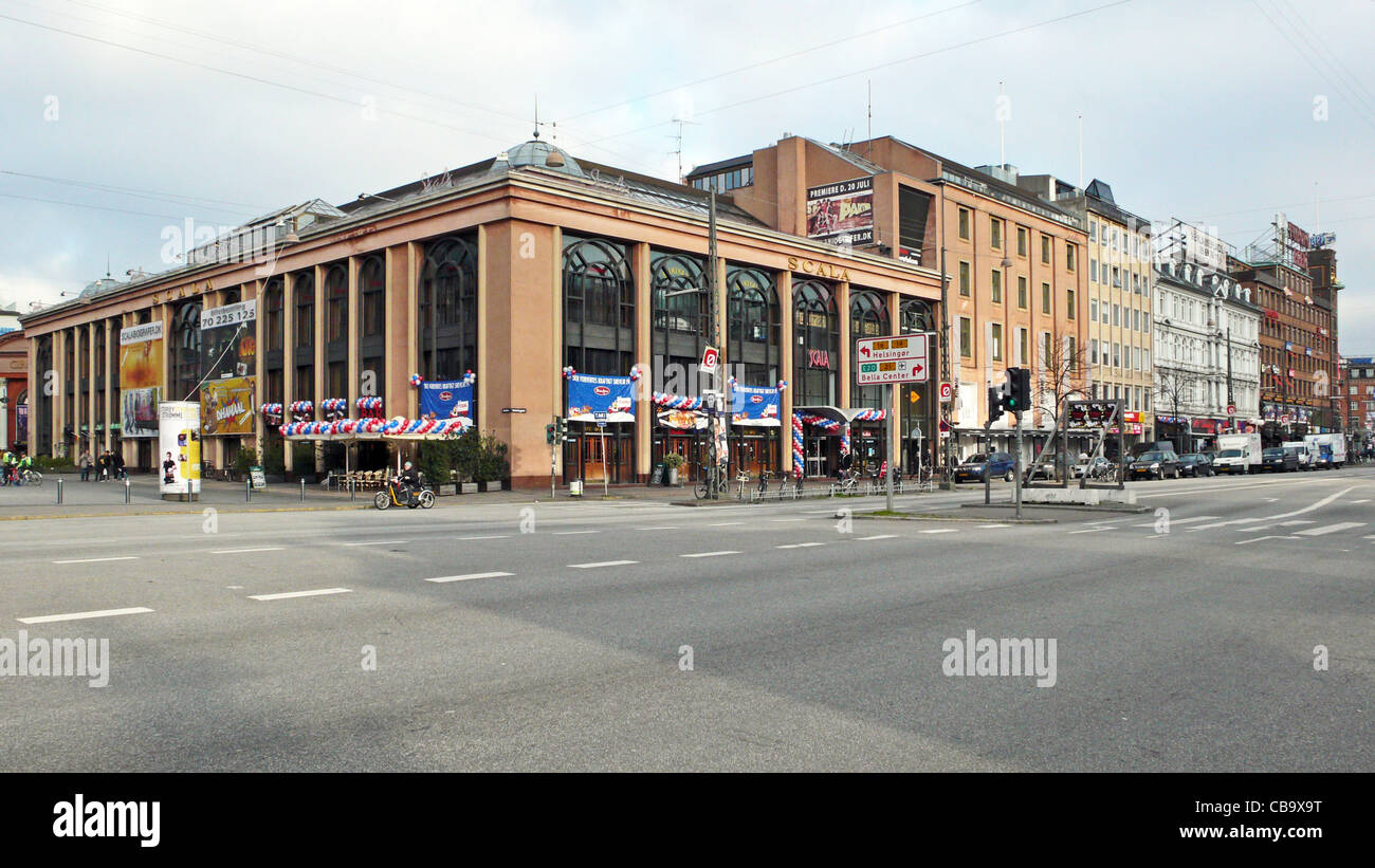 Scala building with cinema on the corner of Axeltorv and Vesterbrogade ...
