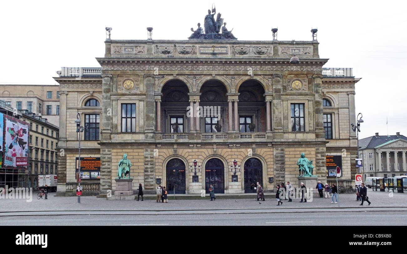 Frontage of Det Kongelige Teater - The Royal Theatre - on Kongens ...