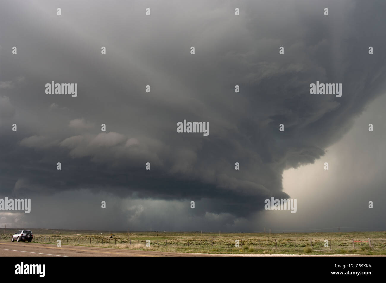 Supercell over Texas Panhandle Stock Photo - Alamy