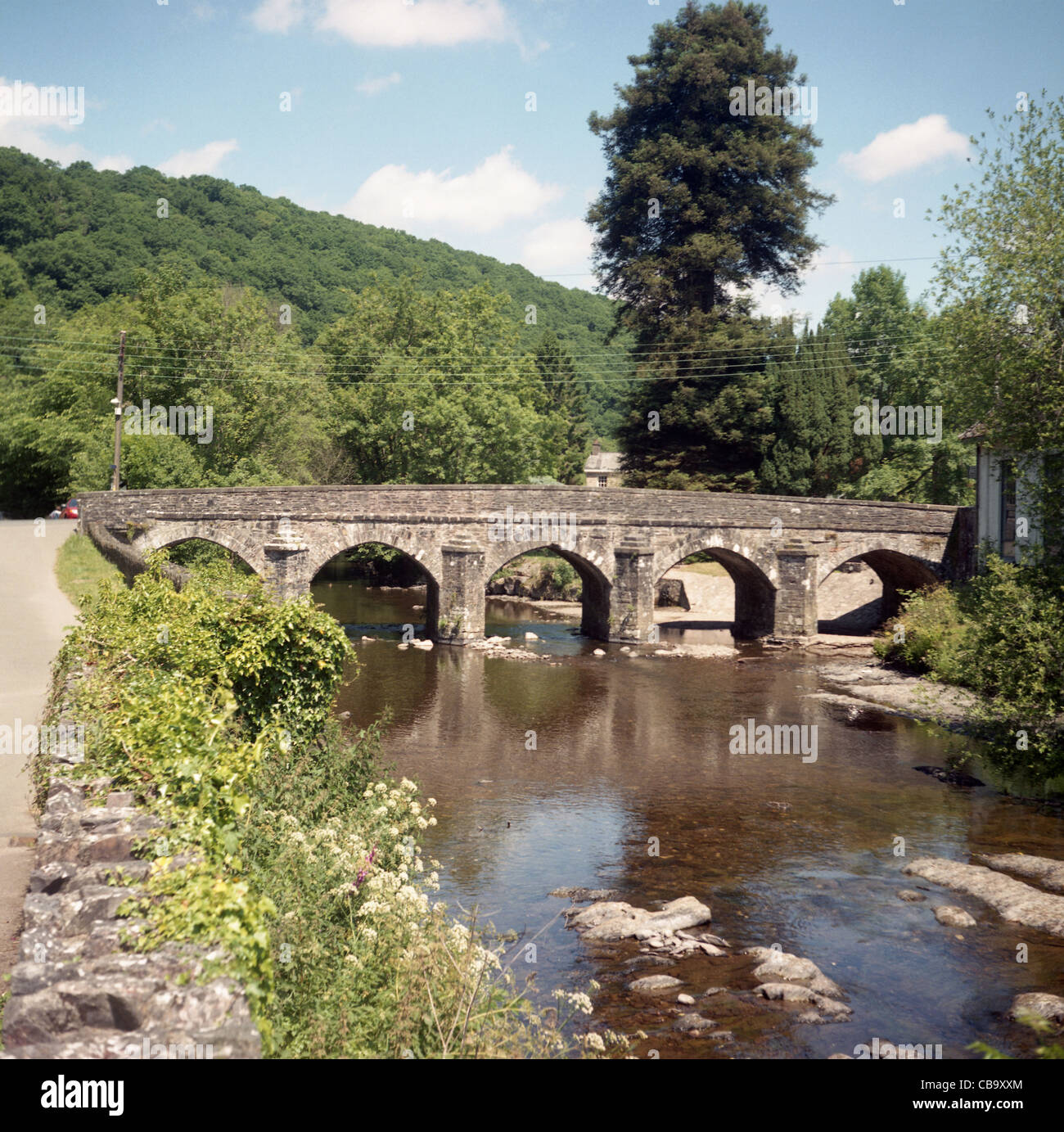Bridge at Dulverton, Exmoor, North Devon, UK Stock Photo - Alamy