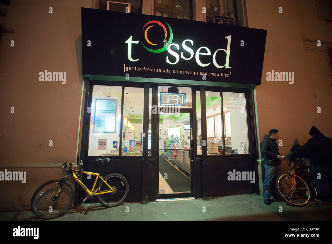 A branch of the Tossed restaurant chain is seen in New York Stock Photo ...