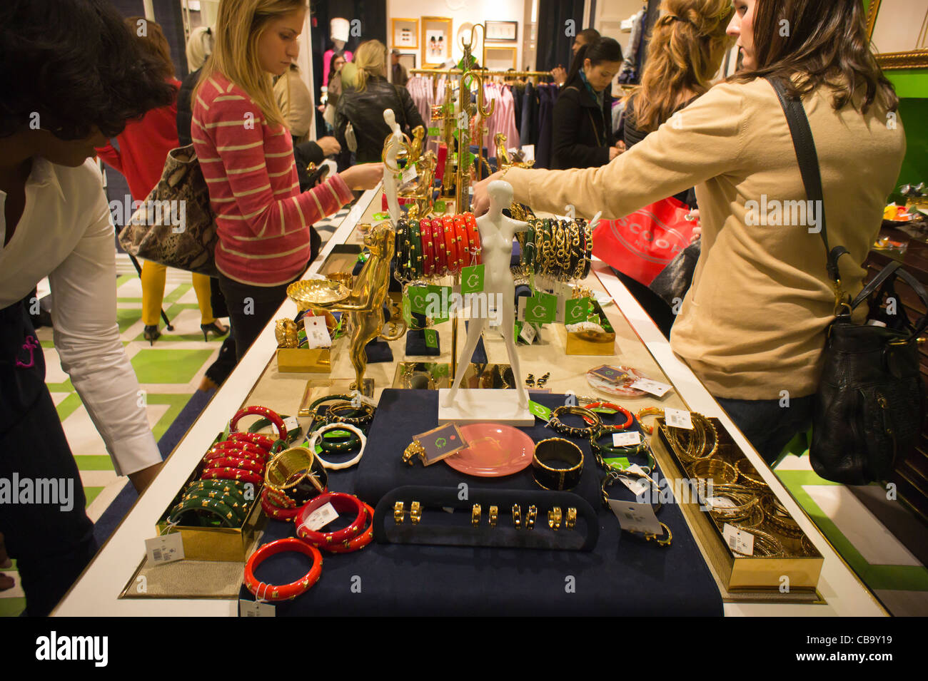 Shoppers at the C. Wonder store in the Soho neighborhood in New York ...