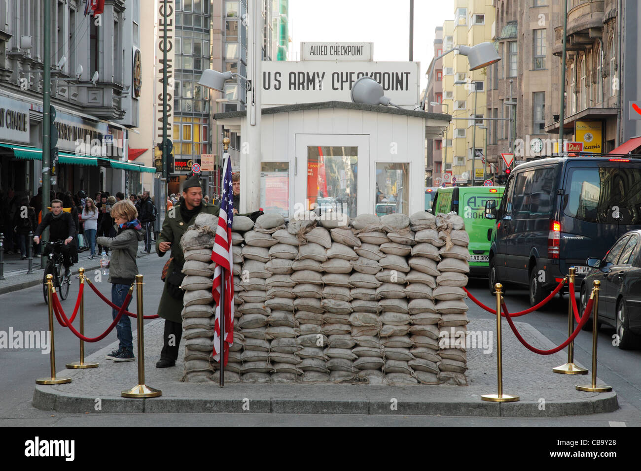 US Army checkpoint Charlie in Berlin, Germany Stock Photo - Alamy