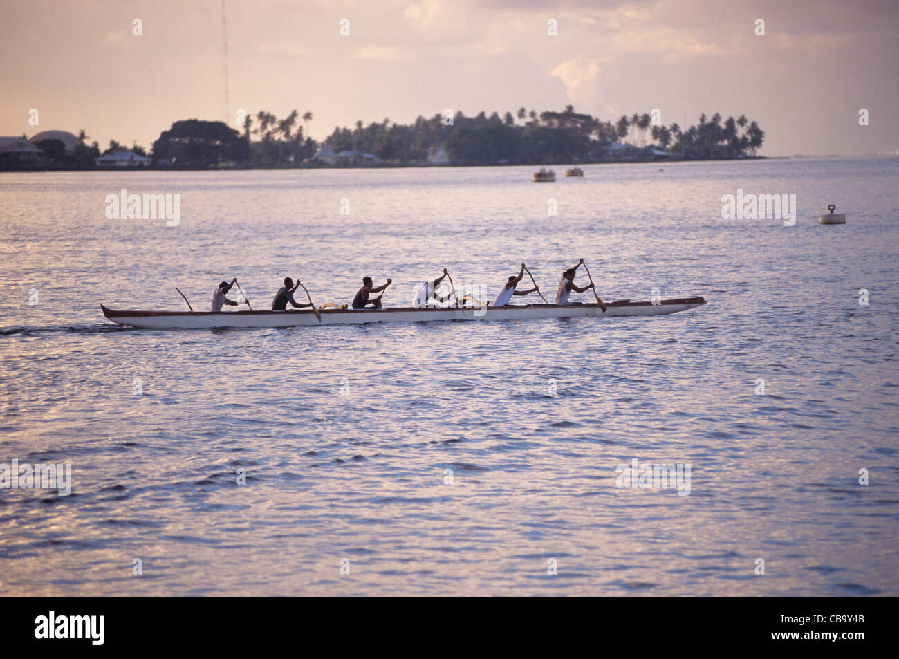Samoa canoe hi-res stock photography and images - Alamy
