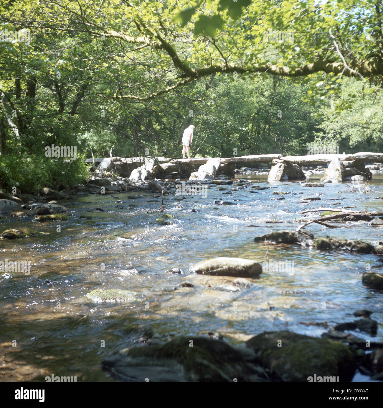 Tarr Steps, Exmoor, North Devon, UK Stock Photo - Alamy