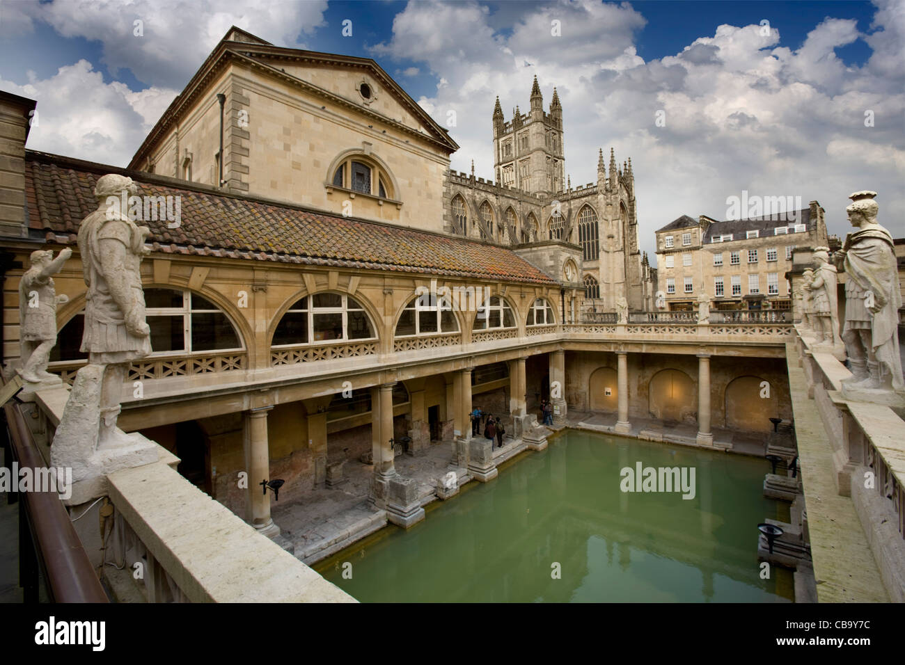 Roman baths at bath hi-res stock photography and images - Alamy