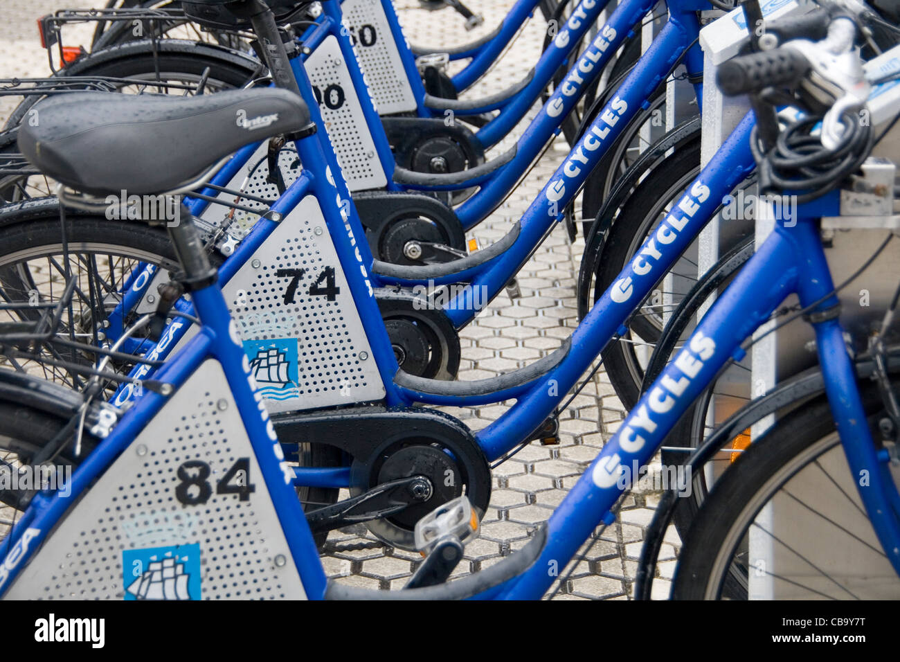 bicycles and sustainable transportation. pollution and smoke free Stock ...