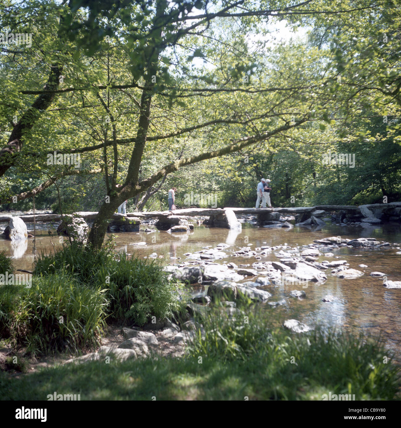 Tarr Steps, Exmoor, North Devon, UK Stock Photo - Alamy