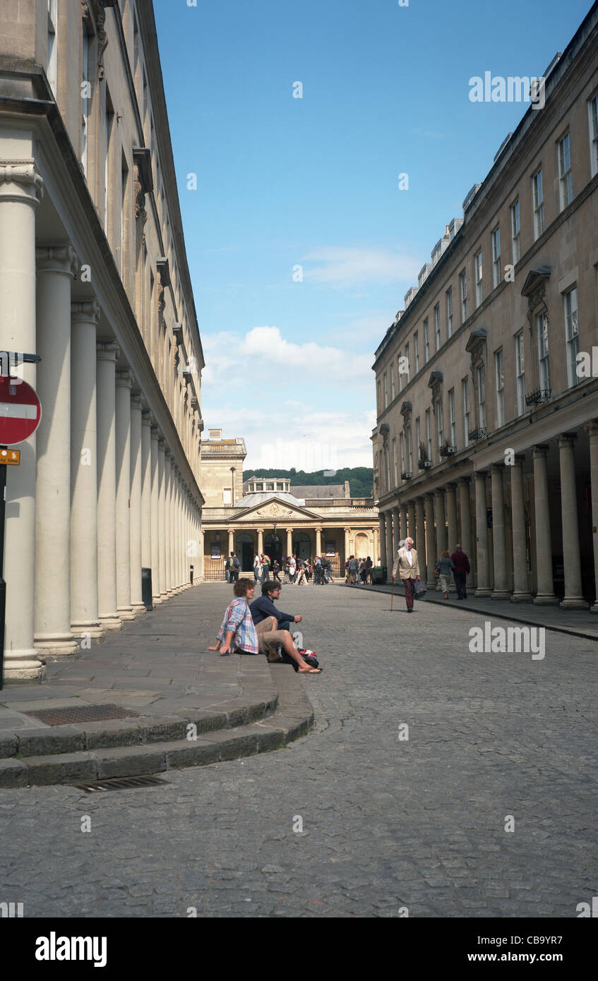 Bath Street, Bath, UK Stock Photo - Alamy