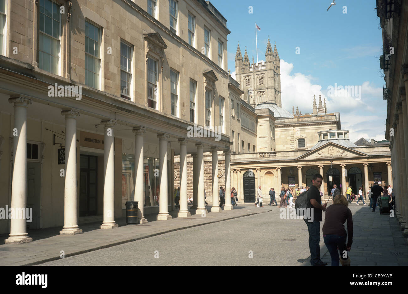 Bath Street, Bath, UK Stock Photo - Alamy