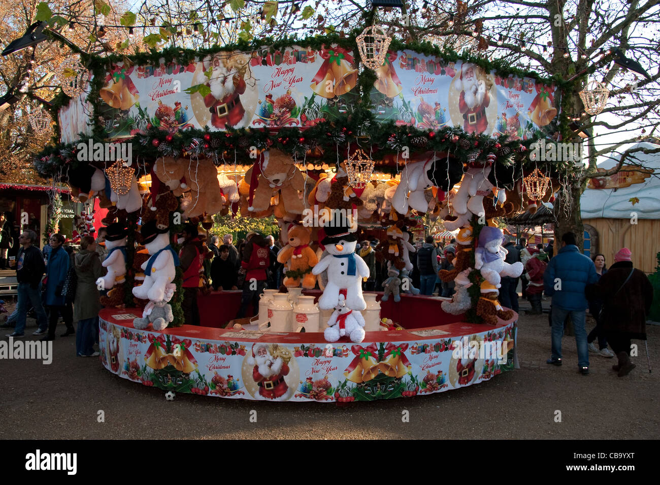 Winter Wonderland Christmas fair Hyde Park London England UK Europe ...