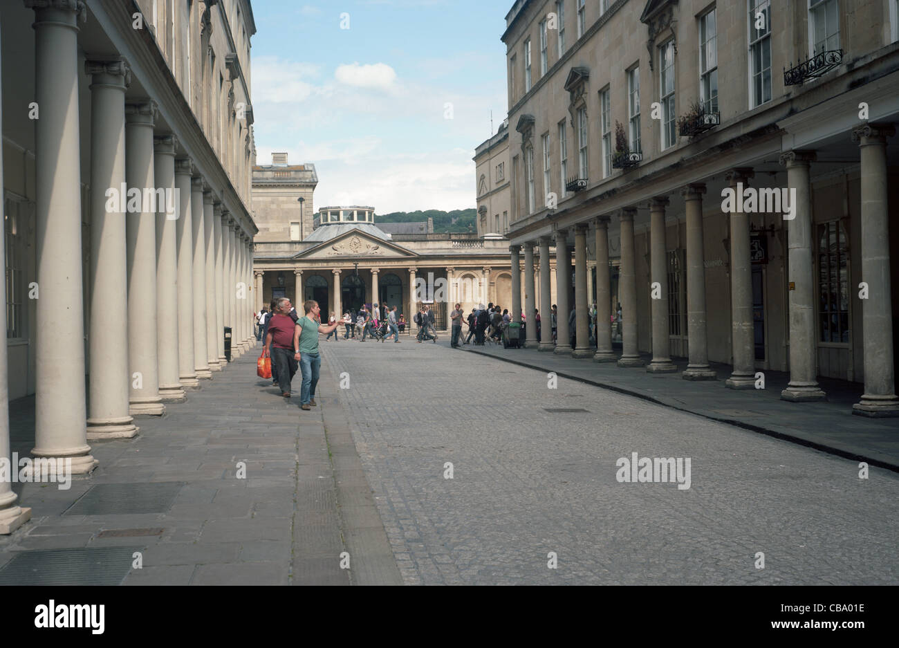 Bath Street, Bath, UK Stock Photo - Alamy