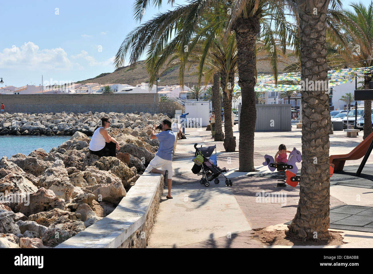 Fornells Menorca Spain a fishing village on Fornells Bay in the north ...
