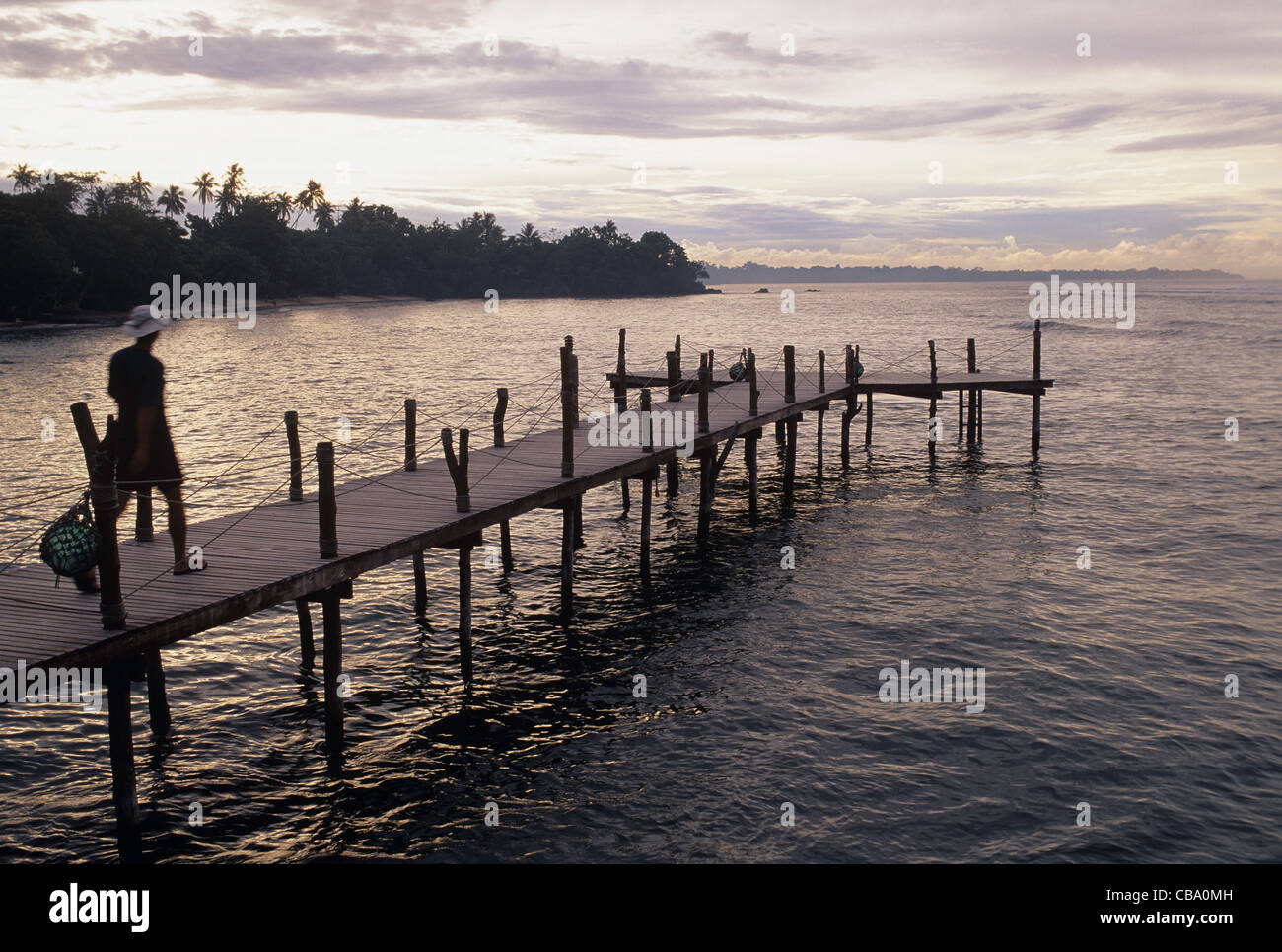 Western Samoa, Sinalei Reef Resort scenic sunset Stock Photo - Alamy