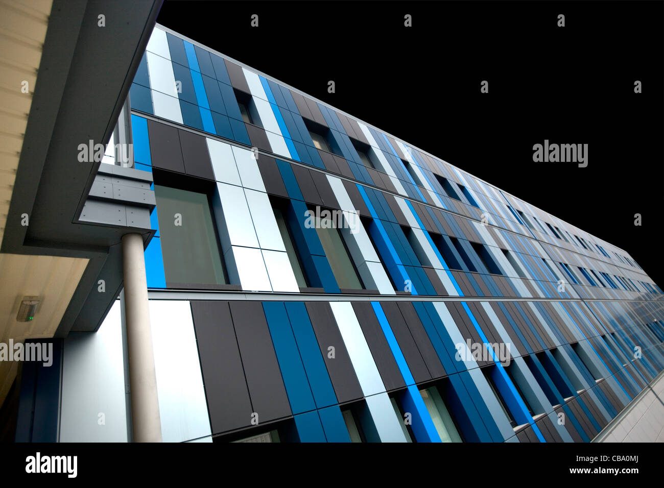 Digital paneled building Stock Photo - Alamy