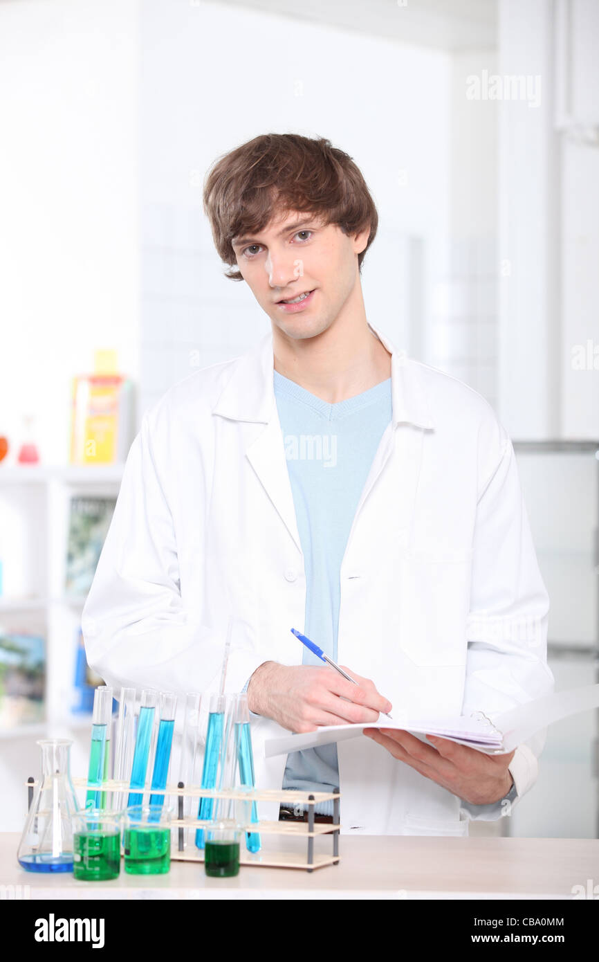 student in a scientific lab Stock Photo - Alamy