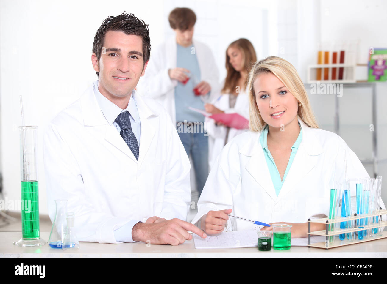 Science fair blue hi-res stock photography and images - Alamy