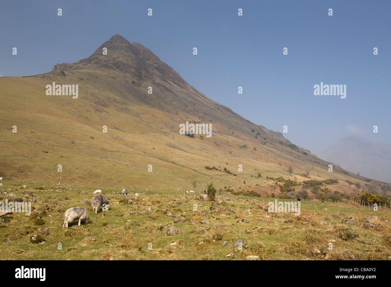 Mountainous terrain Lake district Stock Photo - Alamy