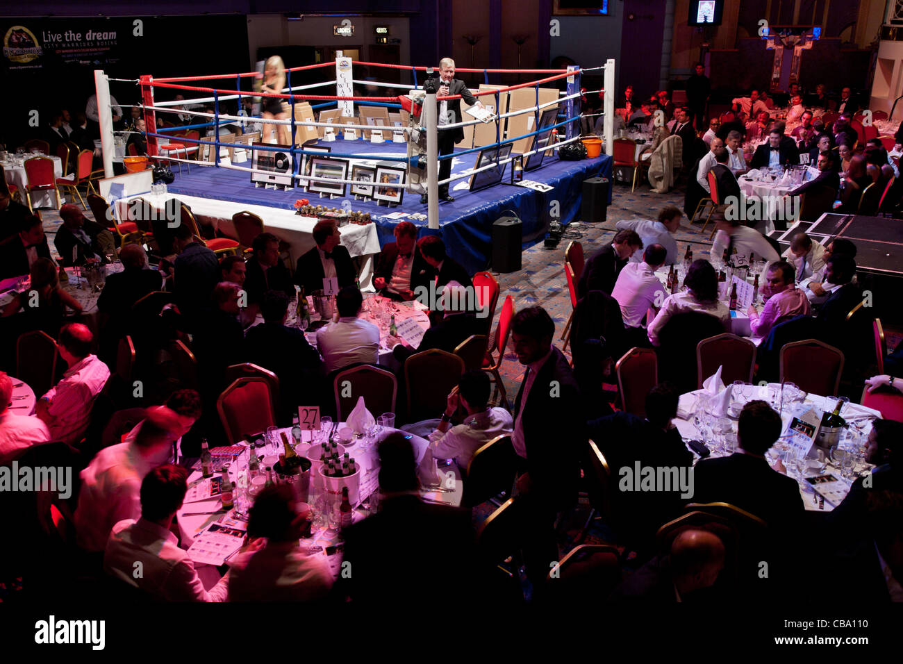 Charity Auction in the Troxy, London Stock Photo - Alamy